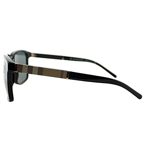 BURBERRY BE4181 3001/87 Black BE4181 Square Sunglasses Lens Category 3 Size 58m