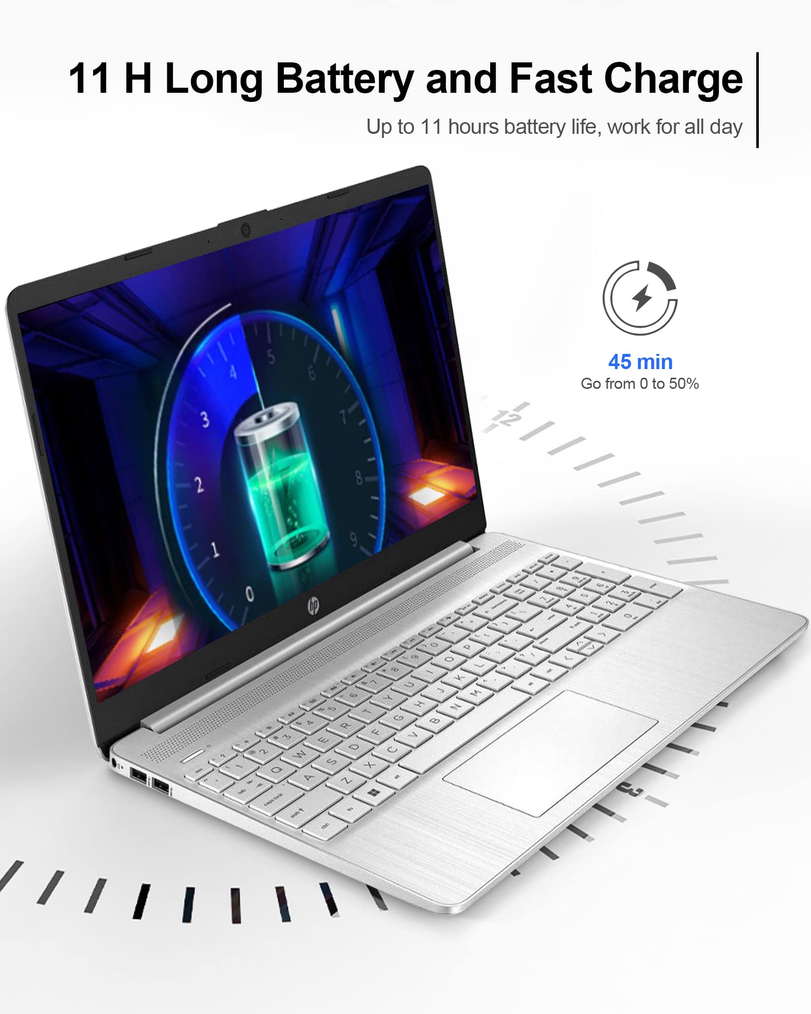 HP 15.6" Touchscreen Laptop, 32GB RAM, 1TB SSD, Intel Core i3-1115G4 Processor, 11 H Battery Life, Wi-Fi, Bluetooth, Webcam, HDMI, Windows 11 Home in S Mode
