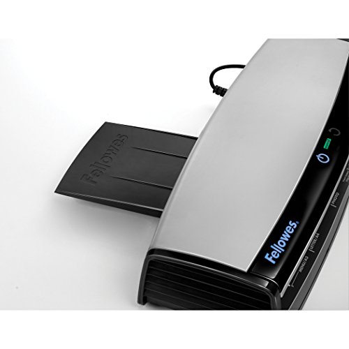 Fellowes Jupiter 2 125 Laminator with 10 Pouches, 12.5 Inch (5734101), Black & Grey