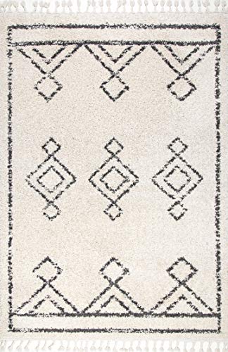 nuLOOM Mackie Moroccan Tasseled Shag Area Rug