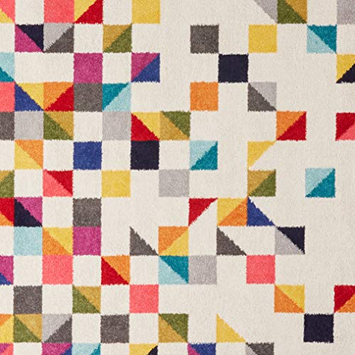 nuLOOM Triangle Geometric Area Rug, 5' x 8', Multi