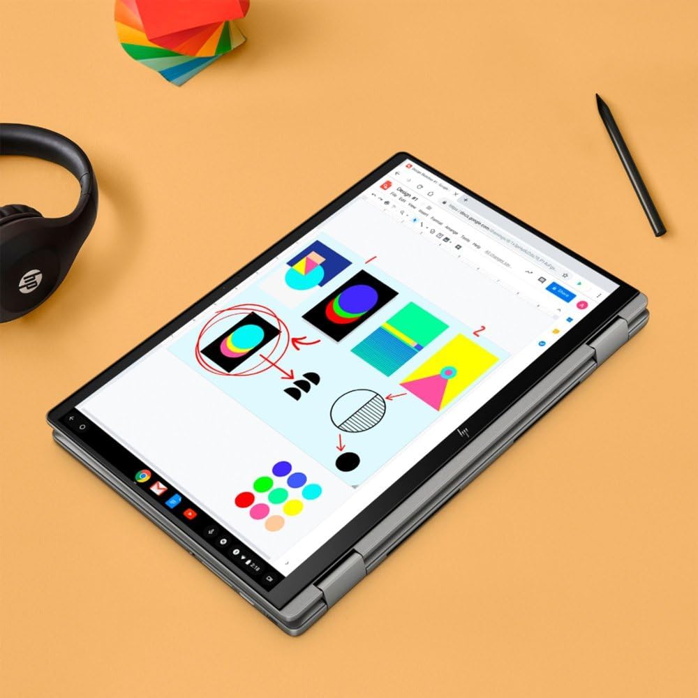 HP X360 14" FHD 2-in-1 Convertible Touchscreen Chromebook, Intel Core i3-1115G4, 8GB RAM, 256GB Storage (128GB SSD + 128GB SD Card), Backlit KB, Fingerprint, Long Battery Life, Chrome OS