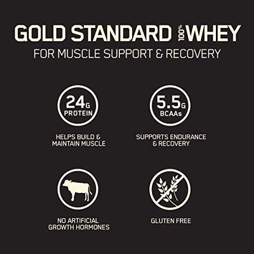 Optimum Nutrition 100% Gold Standard Whey Protein Powder: Double Rich Chocolate (5 Pound) with Micronized Creatine Monohydrate Powder, Unflavored (120 Servings) - Bundle Pack