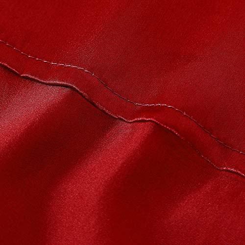 yourose Satin Pillowcase for Hair and Skin, Silk Pillowcase 2 Pack King Size with Envelop Closure, Gifts for Women Men(Scarlet, 20”X40”,2pcs)