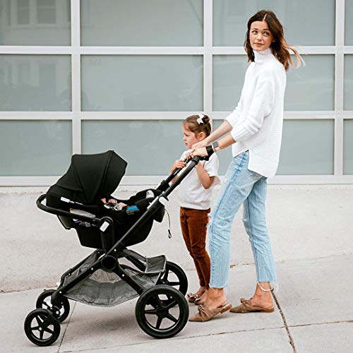 Bugaboo Turtle by Nuna Car Seat + Base - Compatible with Bugaboo Fox, Fox 2 and Lynx Strollers Only - Fits Infants 4 to 32 Pounds - 5-Point Safety Harness - Lightweight Car Seat - Black