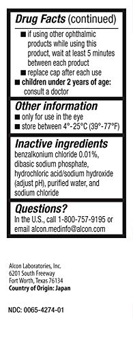 ALCON Pataday Twice Daily Relief, 0.17 Fl Oz