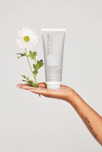 Paul Mitchell Clean Beauty Scalp Therapy Conditioner, Gently Conditions + Cools All Hair Types, Especially Dry, Oily + Sensitive Scalps, 8.5 oz.