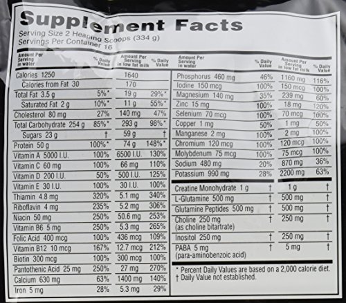 Optimum Nutrition Serious Mass Strawberry Weight Gain Protein Powder | 12 lbs