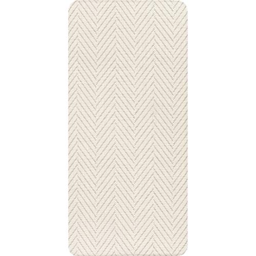 nuLOOM Casual Herringbone Anti Fatigue Kitchen or Laundry Room Comfort Mat, 20" x 42", Beige