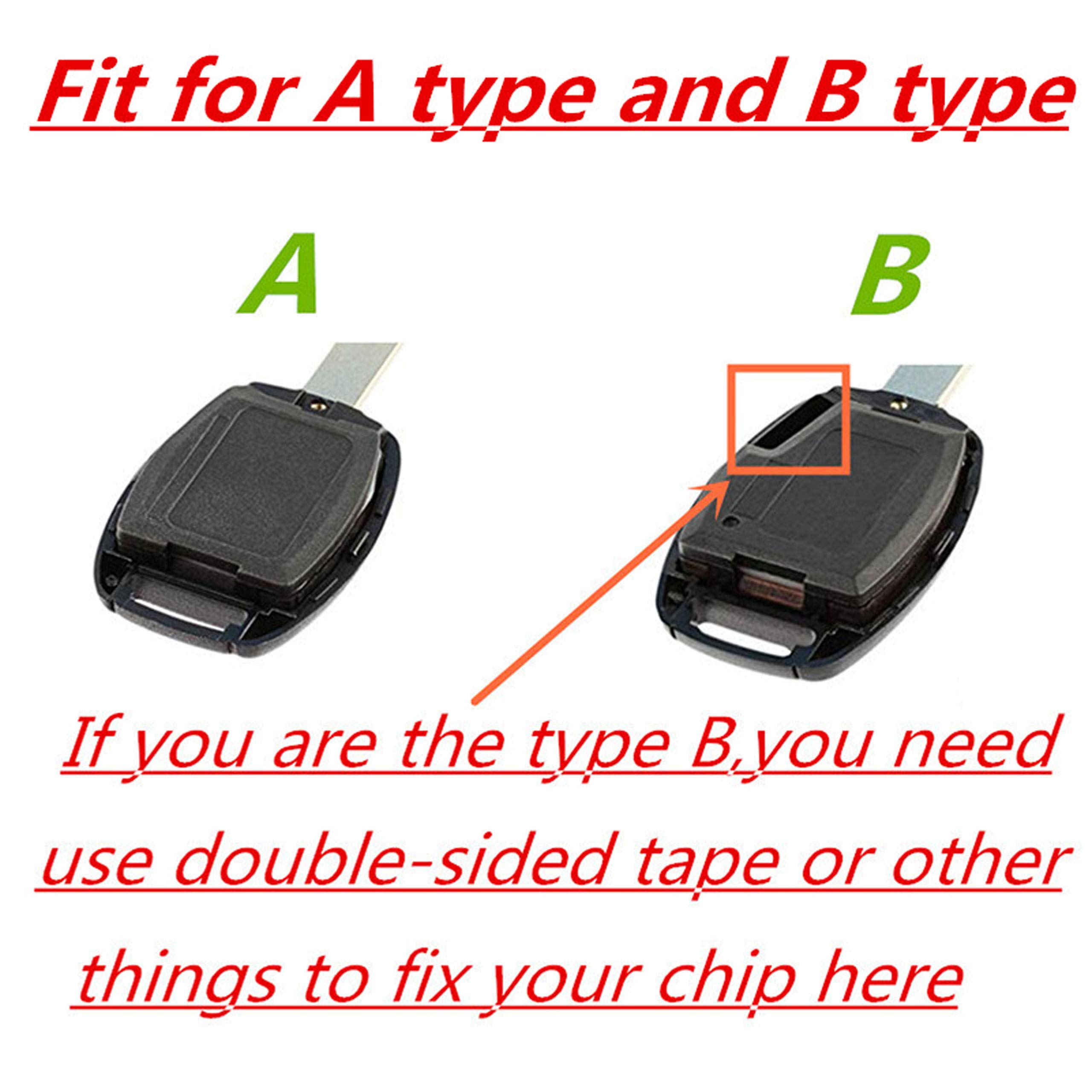 The Best 3+1 Buttons Replacement For Key Fob Shell Keyless Entry Remote Honda Key Fob Case With Screwdriver Fit For Honda 2008-2012 Accord 2006-2013 Civic EX 2009-2015 Pilot