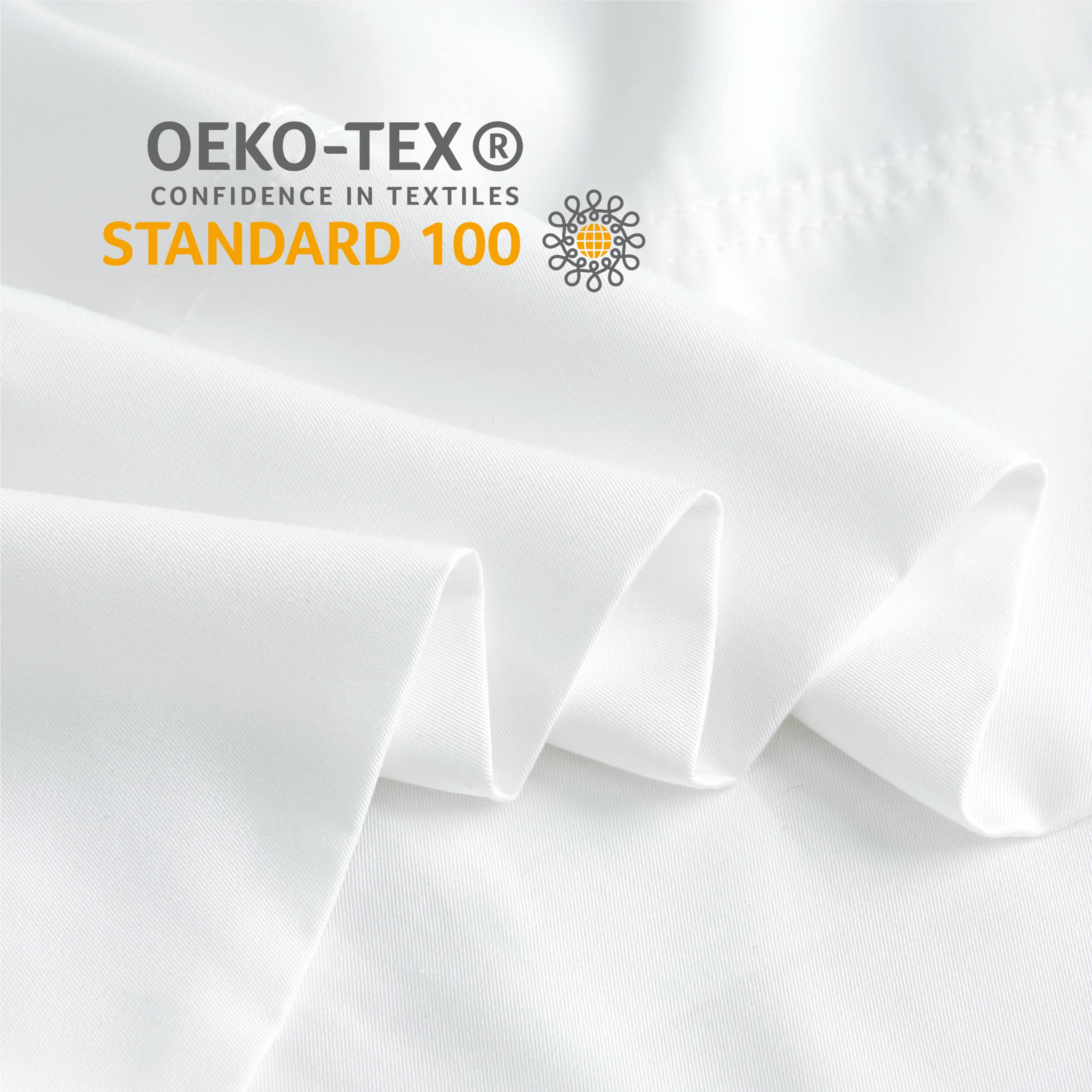 BEDELITE White Pillow Cases Queen Size Set of 2, Rayon Derived from Bamboo,Cooling Pillow Cases for Hot Sleepers & Night Sweats, Breathable and Silky Soft Envelope Pillowcases, 20"x30"
