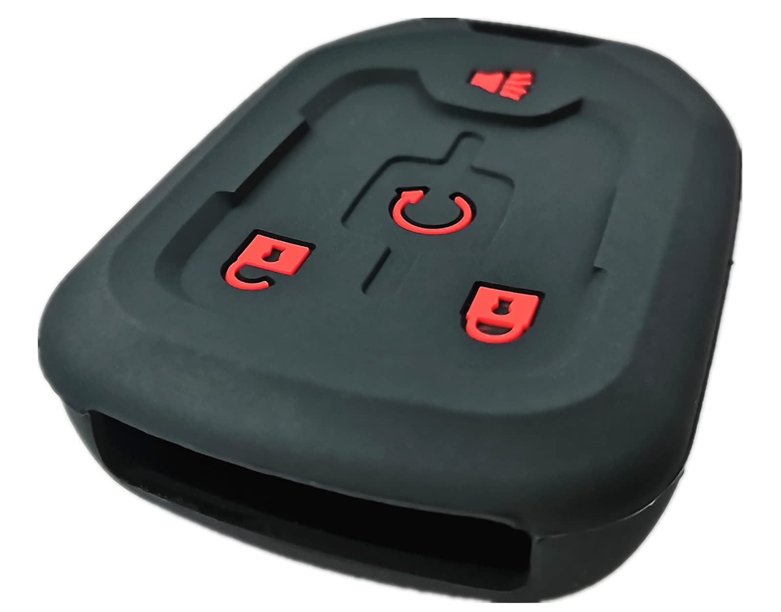 Keyless Entry Remote Key Fob Shell and Silicone Cover Compatible with for 2017 2018 2019 2020 20212022 GMC Terrain HYQ1EA HYQ1AA 13584512