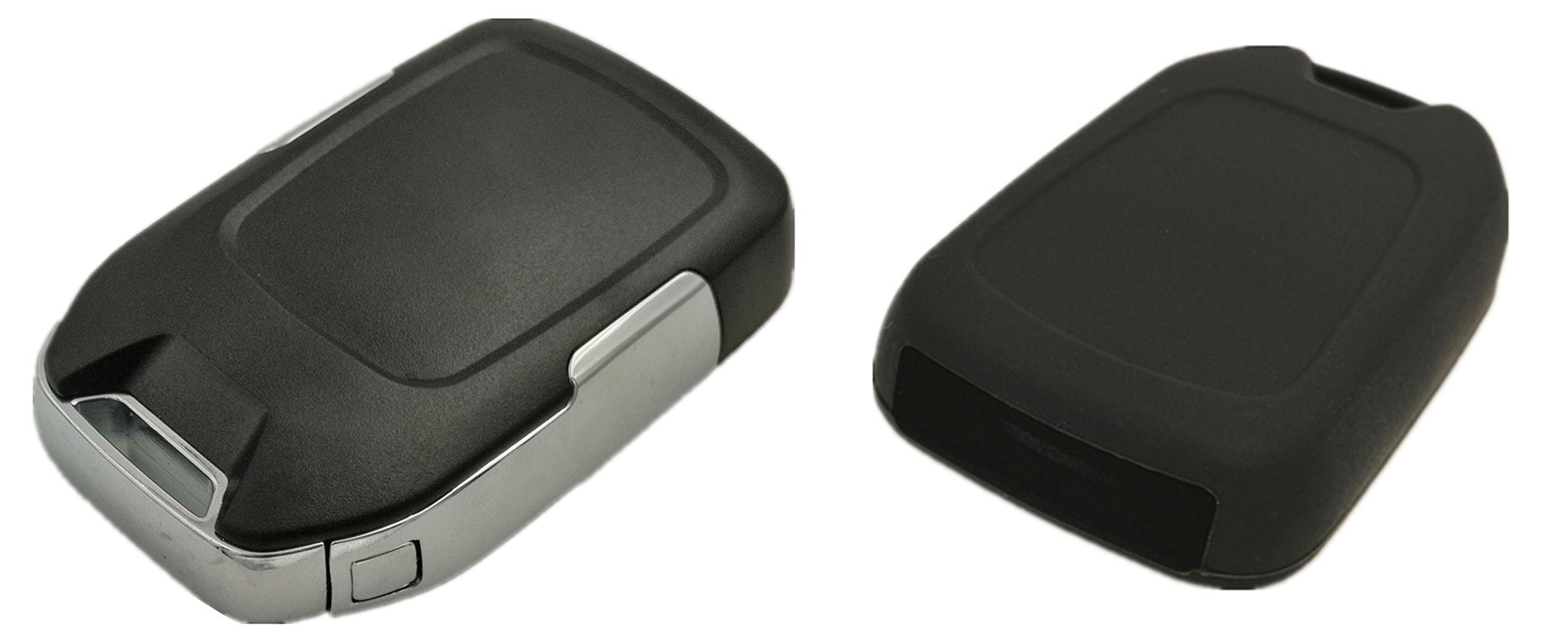 Keyless Entry Remote Key Fob Shell and Silicone Cover Compatible with for 2017 2018 2019 2020 20212022 GMC Terrain HYQ1EA HYQ1AA 13584512