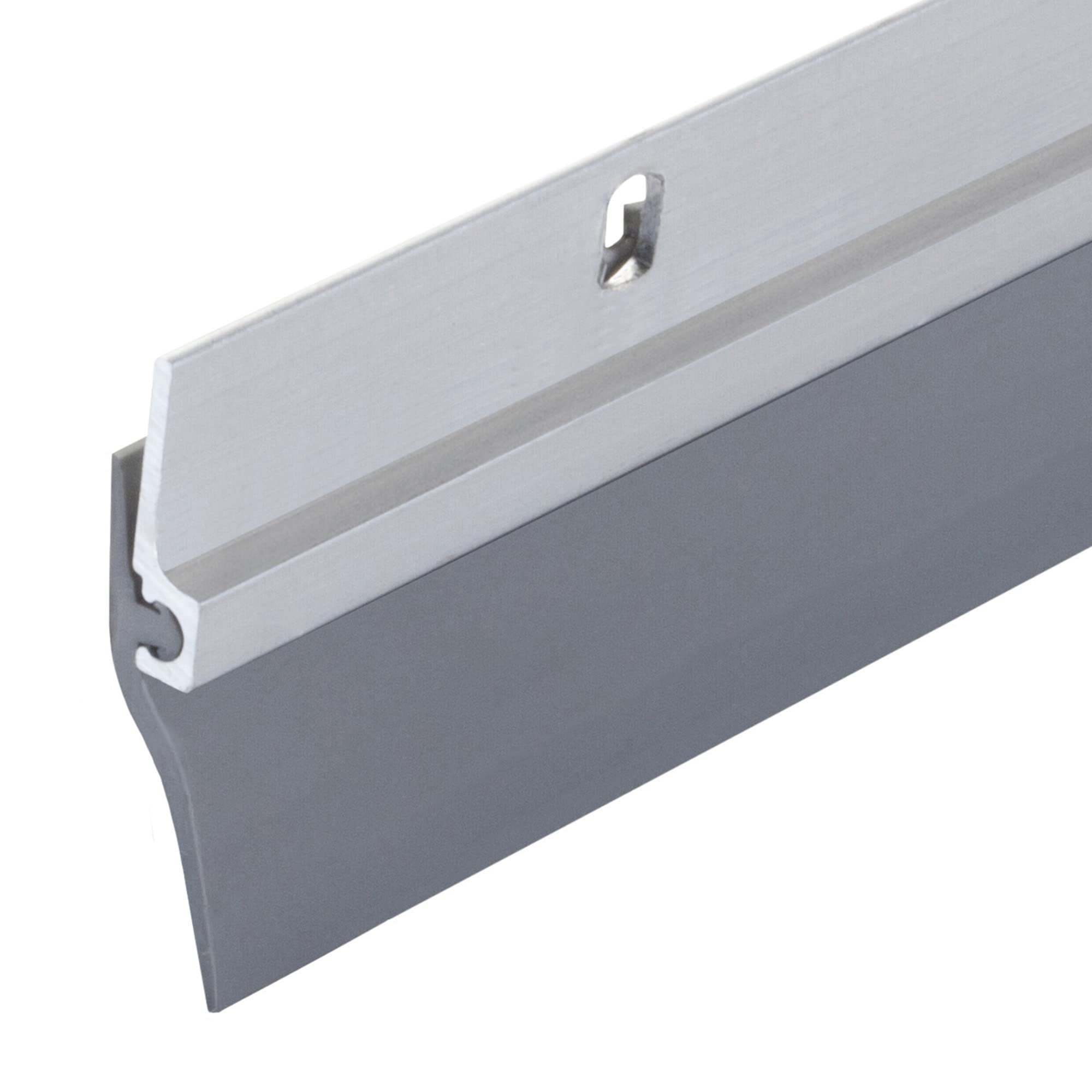 M-D Building Products 5090 Standard Fin Door Sweep DV-1, 36-Inch, Silver, Aluminum