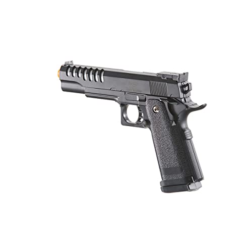 2011 Alloy Series Spring Airsoft Pistol w/Wavey Stippling (Color: Black)
