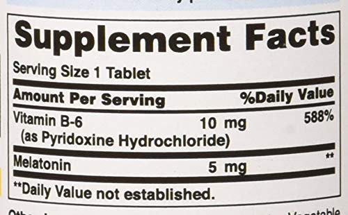 Puritans Pride Melatonin 5 mg Timed Release, 120 Count