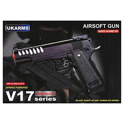 2011 Alloy Series Spring Airsoft Pistol w/Wavey Stippling (Color: Black)