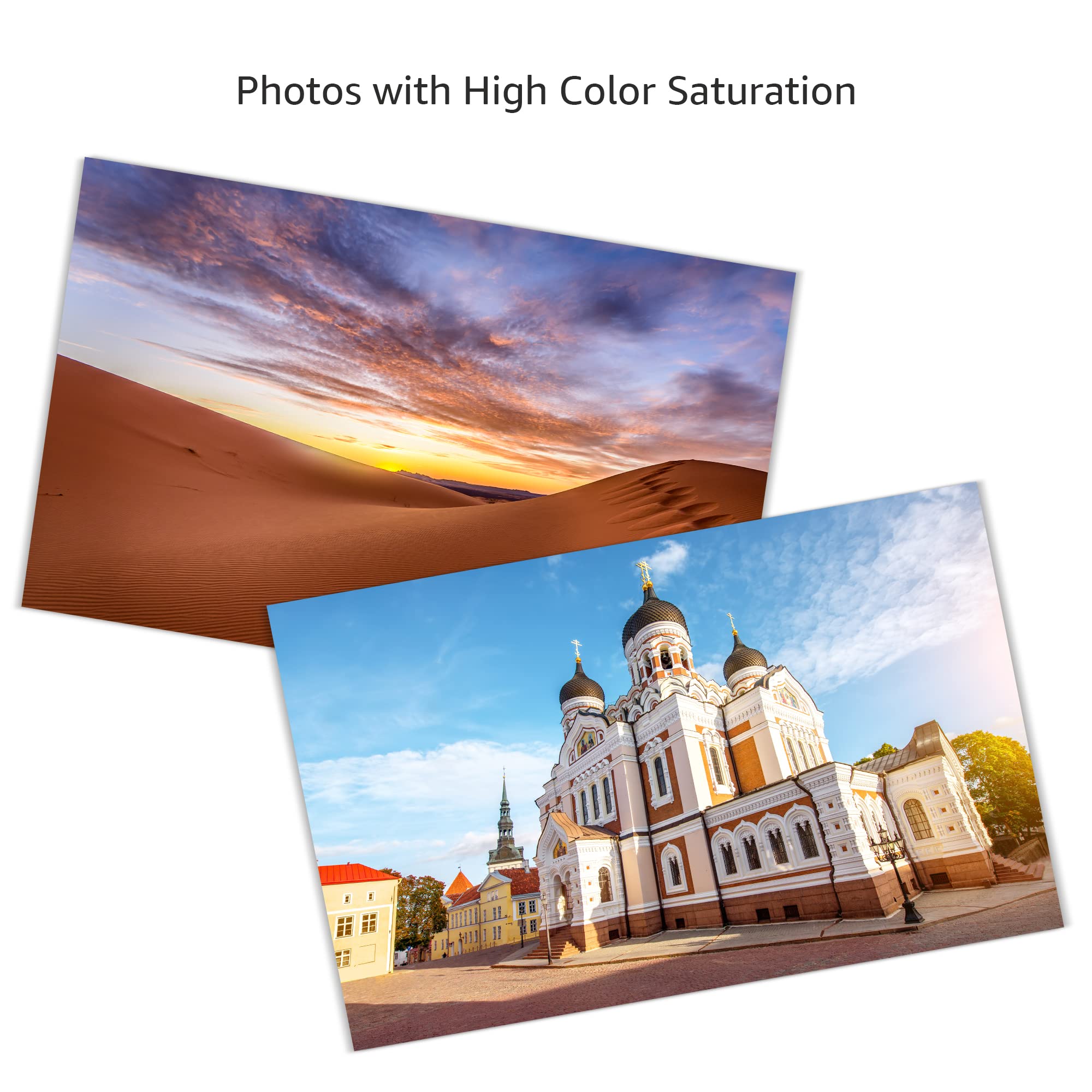 Amazon Basics Photo Paper, Glossy, 5 x 7 Inch, Pack of 100 Sheets, 200g/m²
