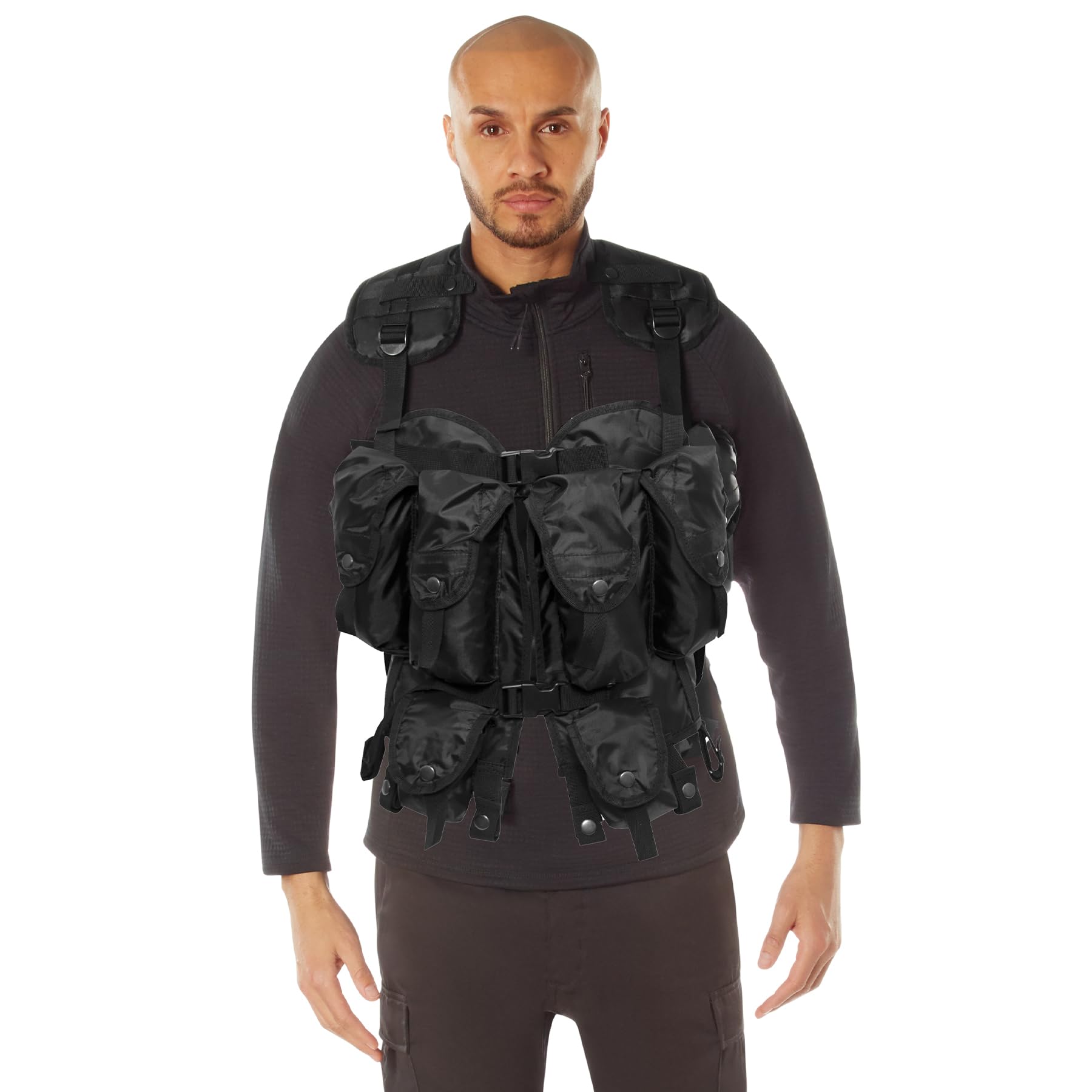 Rothco Tactical Assault Vest, Black