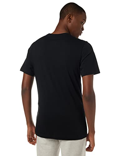 Men's Nike Sportswear Club T-Shirt, Nike Shirt for Men with Classic Fit, Black/White, L