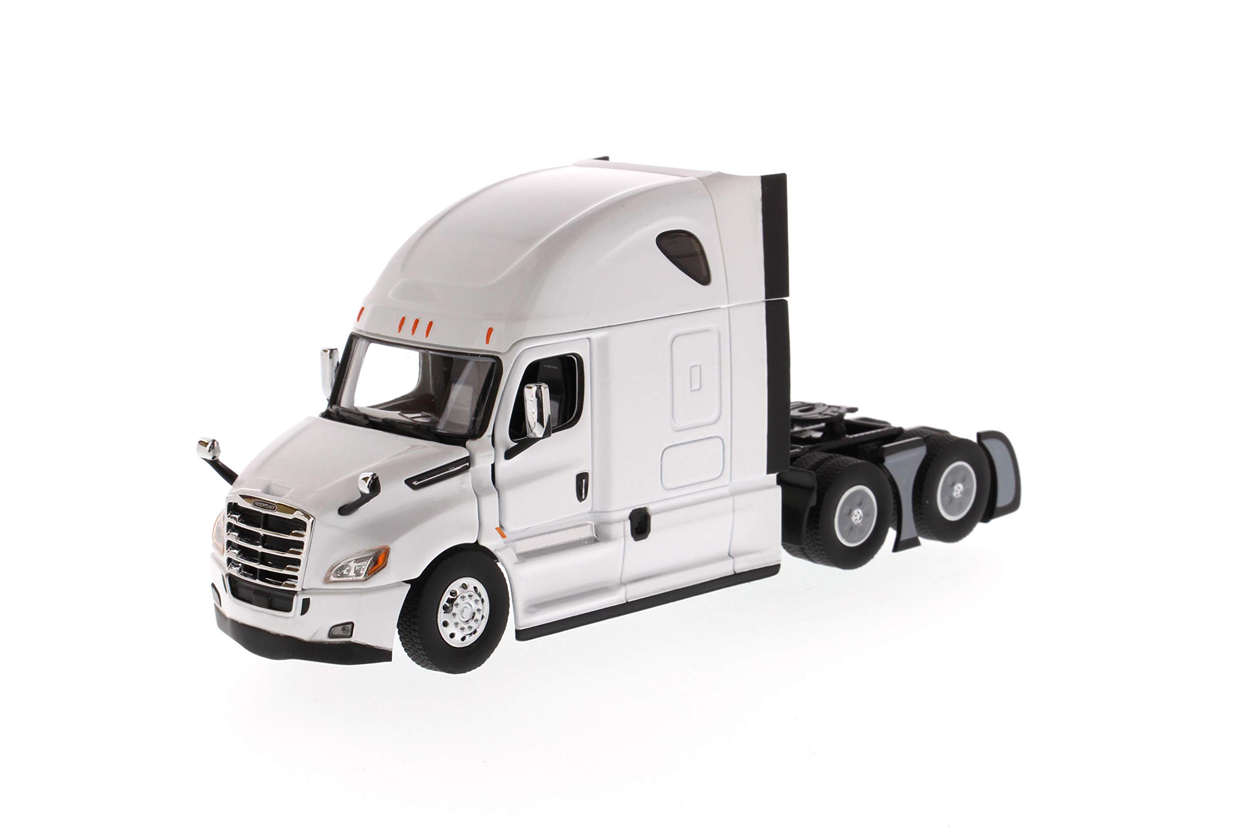 Diecast Masters Freightliner Semi Truck | New Cascadia Sleeper Cab Truck Tractor | 1:50 Scale Model Semi Trucks | Pearl White Diecast Model by Diecast Masters 71027