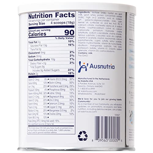 Kabrita Goat Milk Toddler Formula Powder, 28 oz.