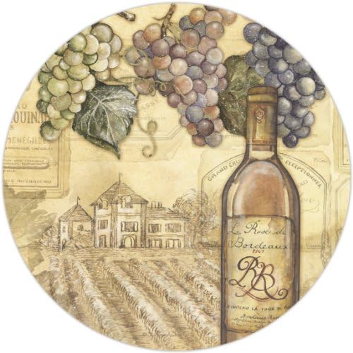 CounterArt Vineyards Glass Lazy Susan