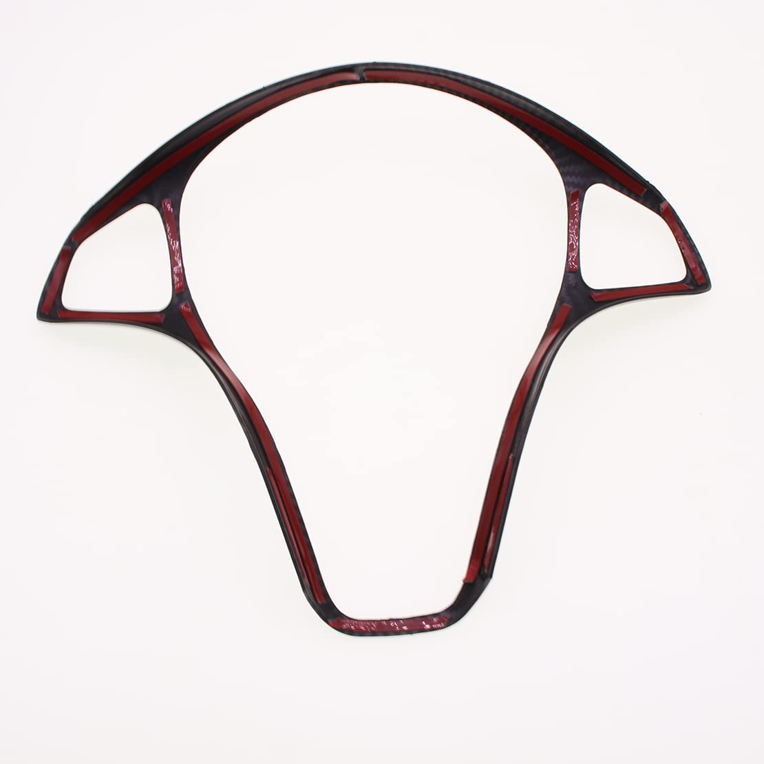 EIDRAN Carbon Fiber Car Steering Wheel Accessories Compatible with Mercedes-Benz C-Class W205 GLC-Class X253