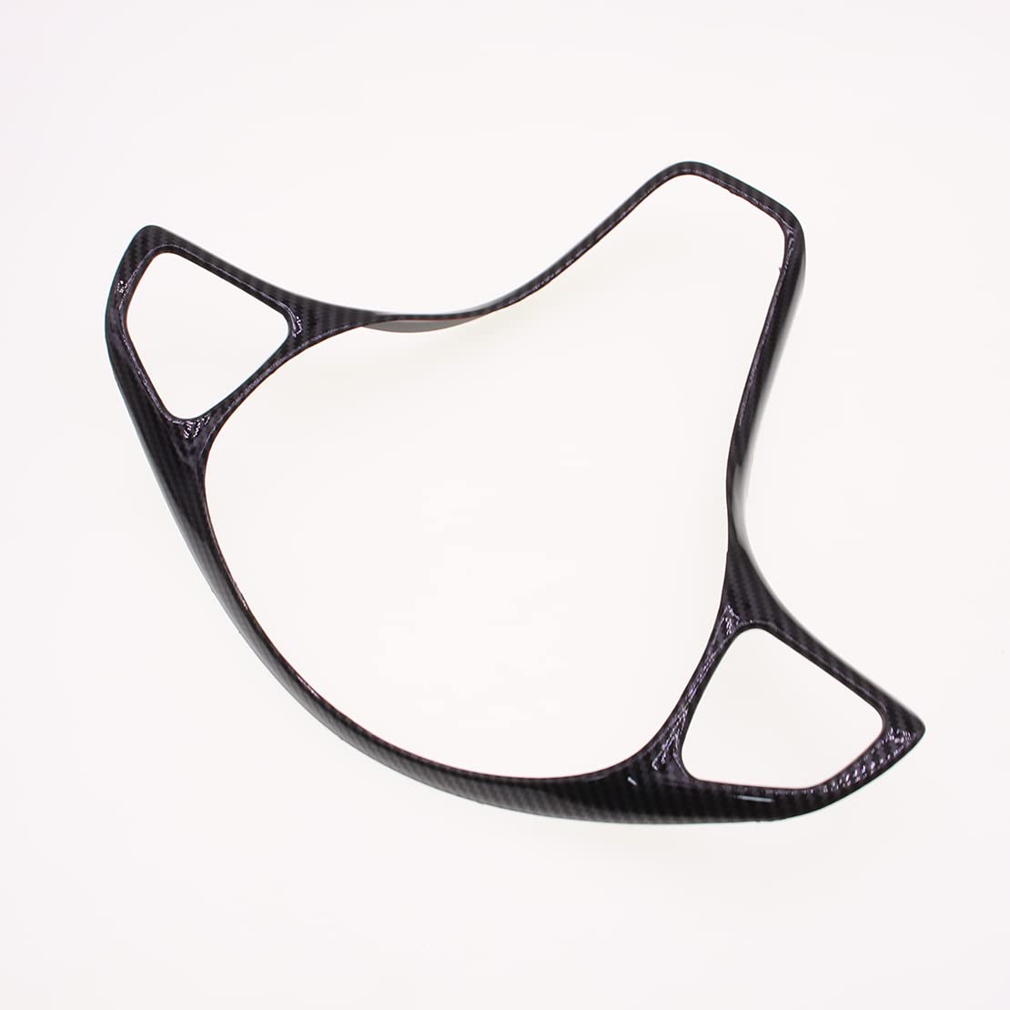 EIDRAN Carbon Fiber Car Steering Wheel Accessories Compatible with Mercedes-Benz C-Class W205 GLC-Class X253