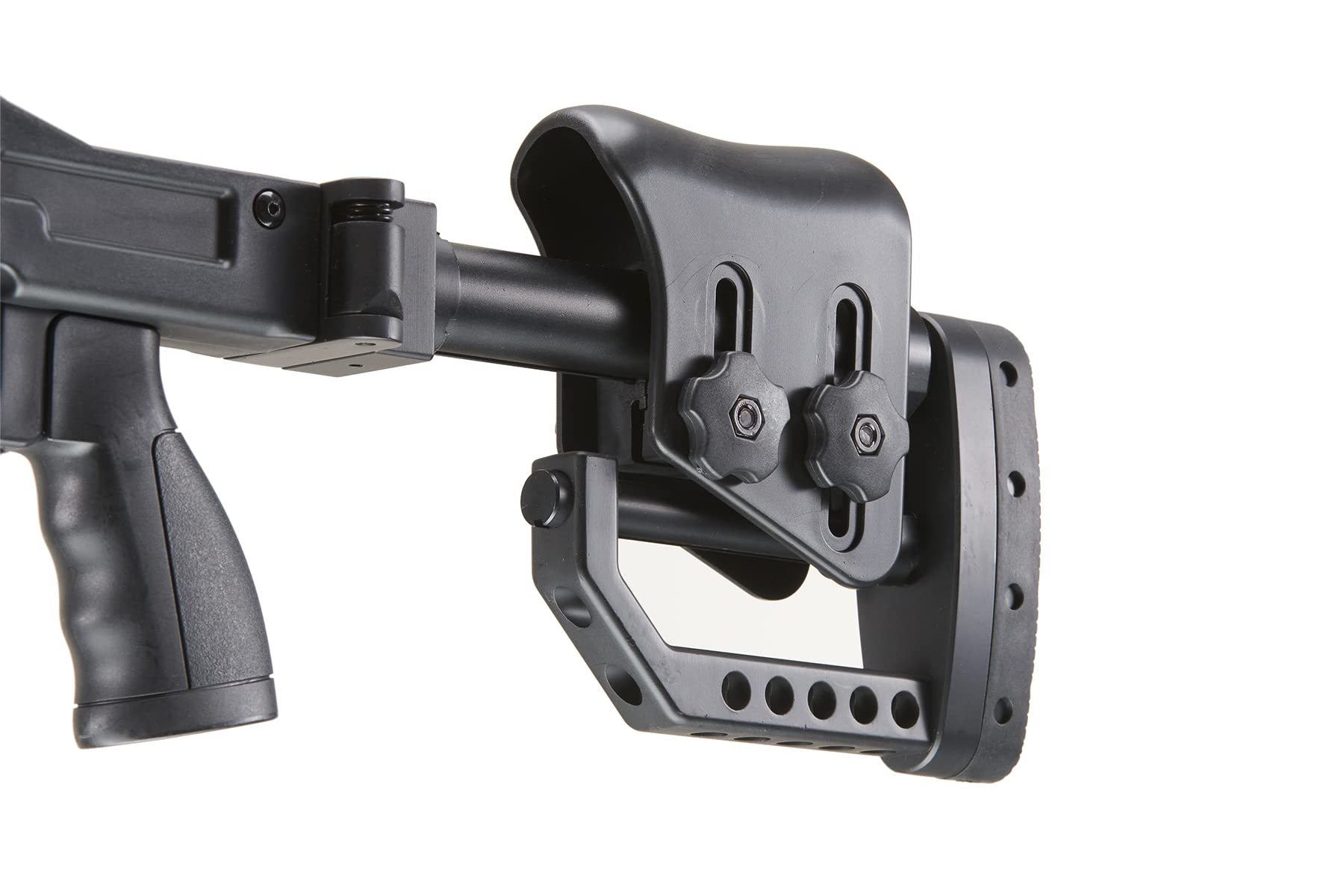 WF 410 High FPS Airsoft M24 Bolt Action Tri Rail Airsoft Rifle with Scope & Bipod - Black