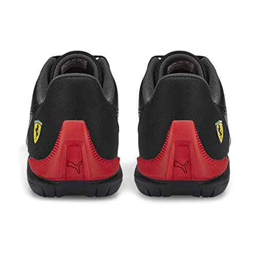 Puma Women's Ferrari Drift Cat Decima Sneaker, Black-Rosso Corsa, 10