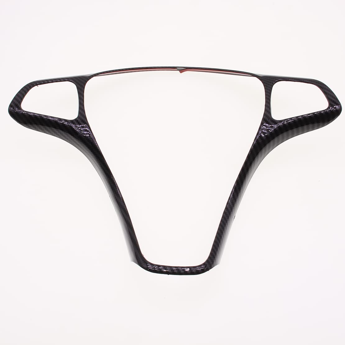 EIDRAN Carbon Fiber Car Steering Wheel Accessories Compatible with Mercedes-Benz C-Class W205 GLC-Class X253