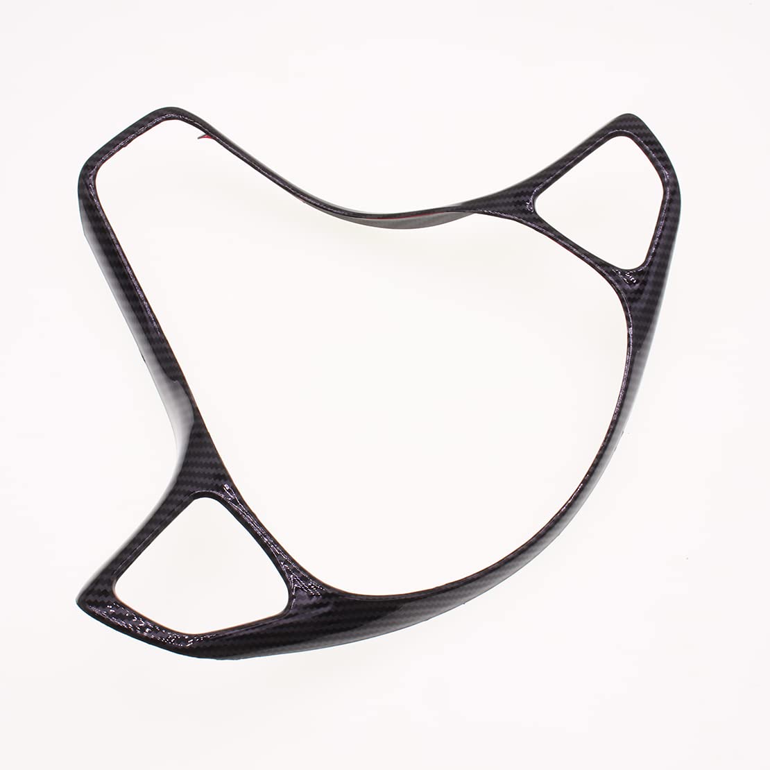 EIDRAN Carbon Fiber Car Steering Wheel Accessories Compatible with Mercedes-Benz C-Class W205 GLC-Class X253