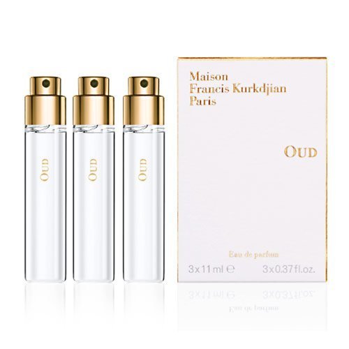 Oud by Maison Francis Kurkdjian Eau De Parfum Spray REFILLS 3 x 11ml