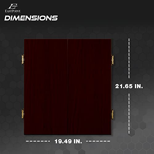 EastPoint Sports Belmont Bristle Dartboard and Cabinet Set - Features Easy Assembly - Complete with All Accessories