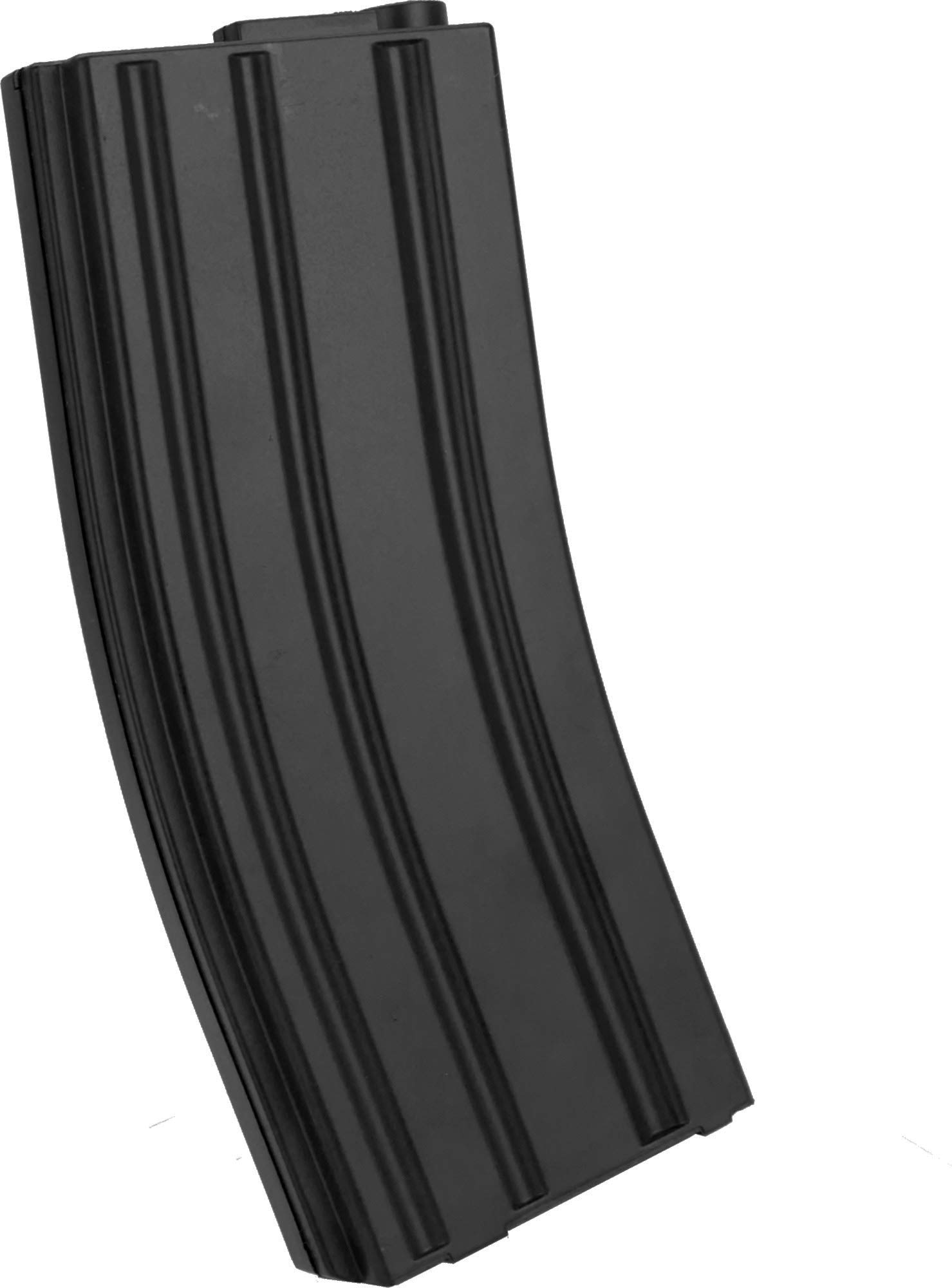 Evike Airsoft - 6mmProShop 140rd Mid-Cap Mag for M4 Airsoft AEGs (Color: Black/Single Mag) - (PID: 55084)