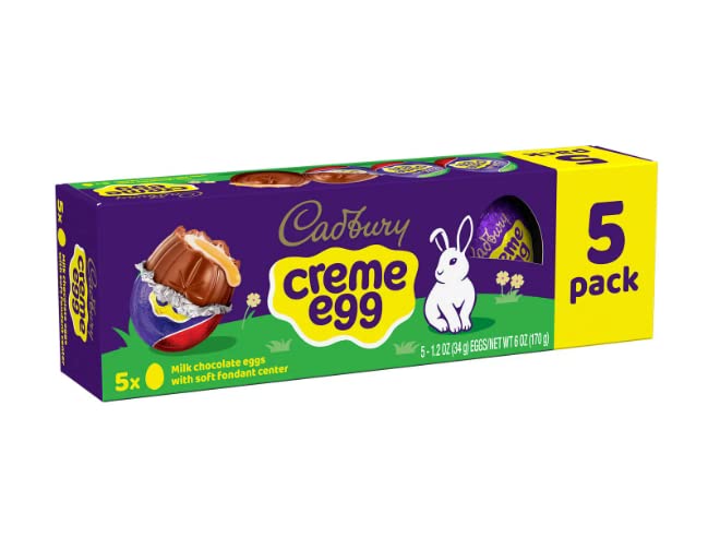 Maryseplace Easter eggs Variety packs of 4 Flavors- 20 Eggs totals- Peanut Butter Eggs- Cadbury Creme Eggs- Chocolate Creme Eggs - Caramel Creme Eggs- Easter Chocolate - Gift Boxed, Easter Hunt, Easter Candy- basket & Filler, Party Decor (20 Eggs) . Come