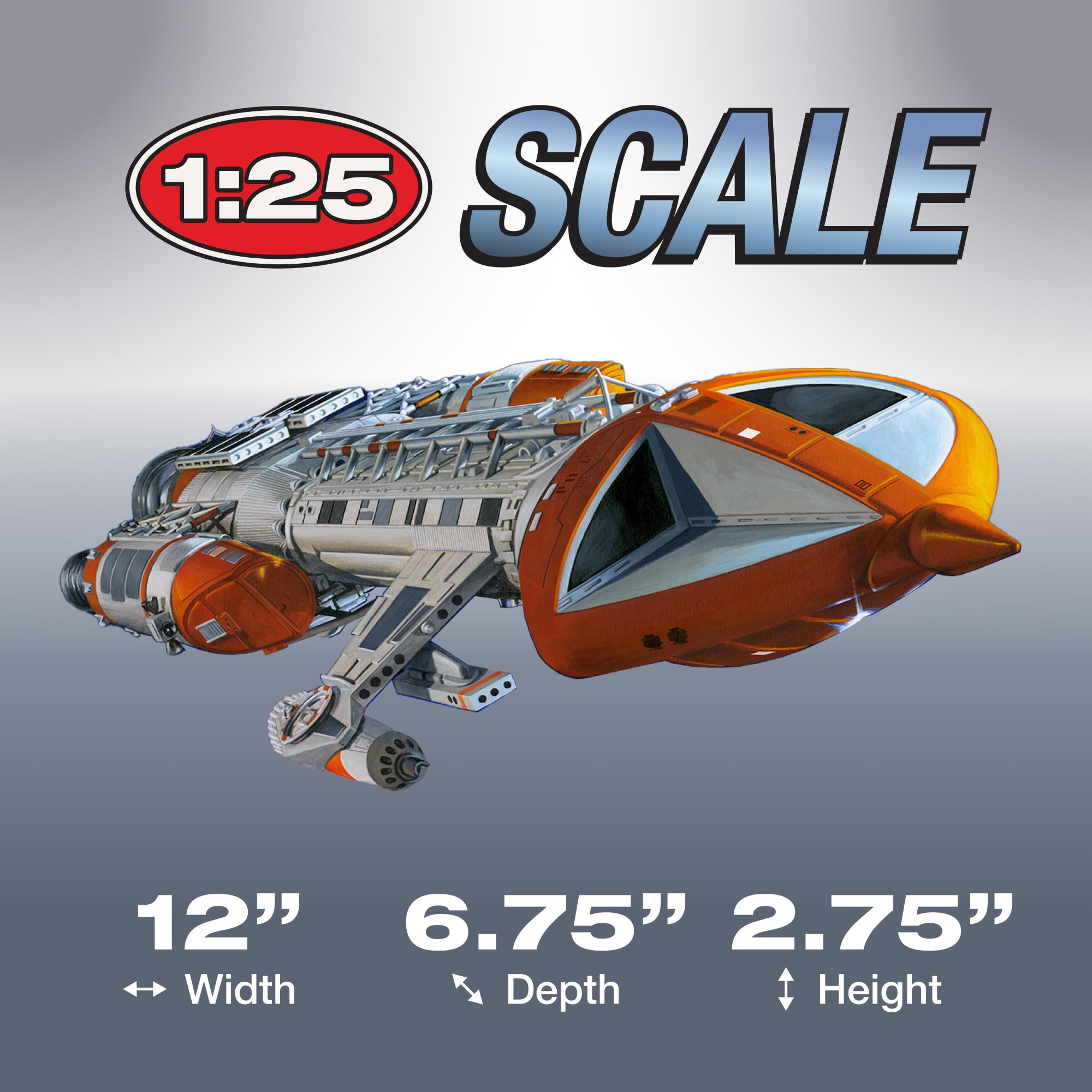 MPC Space: 1999 Hawk Mk IX 1:48 Scale Model Kit