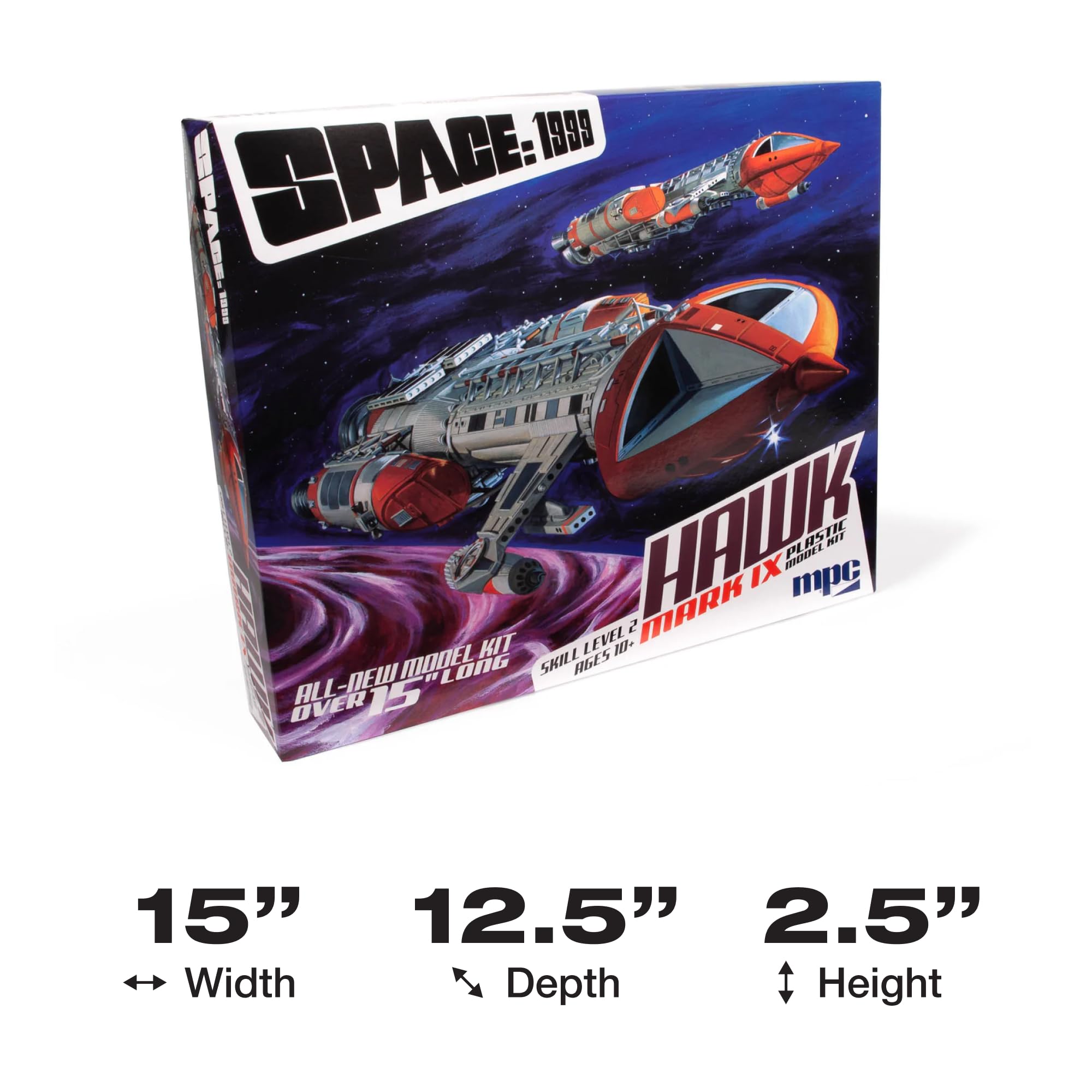 MPC Space: 1999 Hawk Mk IX 1:48 Scale Model Kit