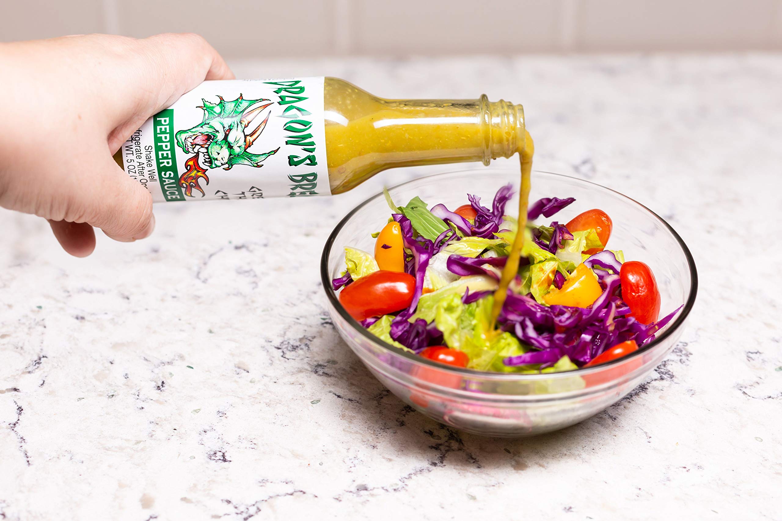 Dragon's Breathe Green Thai Chili Hot Pepper Spicy Sauce with natural Ingredients Bold Flavor made from Exotic Bird's Eye Chili Pepper