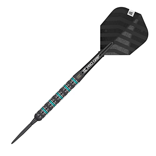 Target Darts Rob Cross Black Edition 23G 90% Tungsten Swiss Point Steel Tip Darts Set