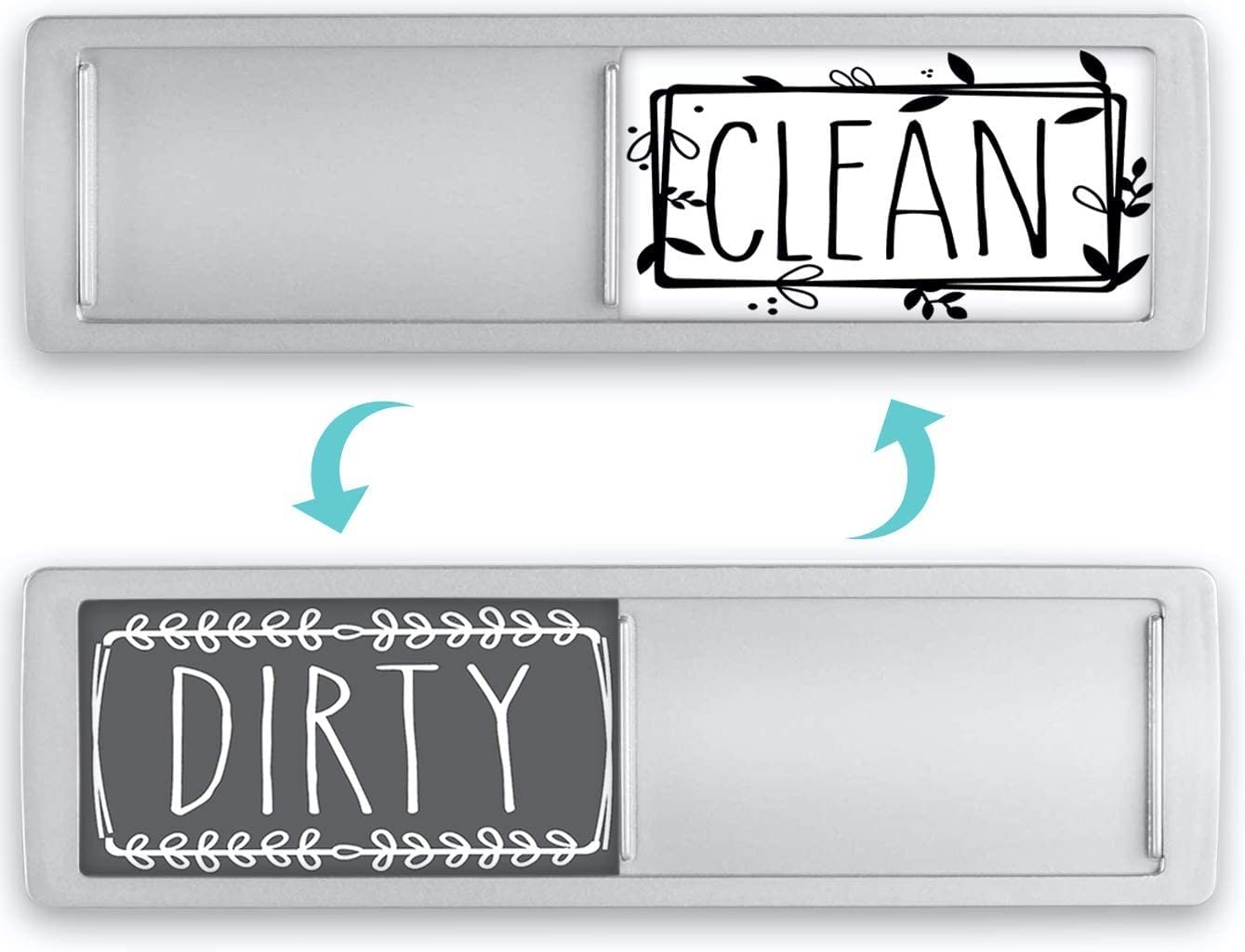 Dishwasher Magnet Clean Dirty Sign, Clean Dirty Magnet for Dishwasher, Dirty Clean Dishwasher Magnet, Dishwasher Clean Dirty Sign, Strong/Non Scratch Farmhouse Rustic Wood Design