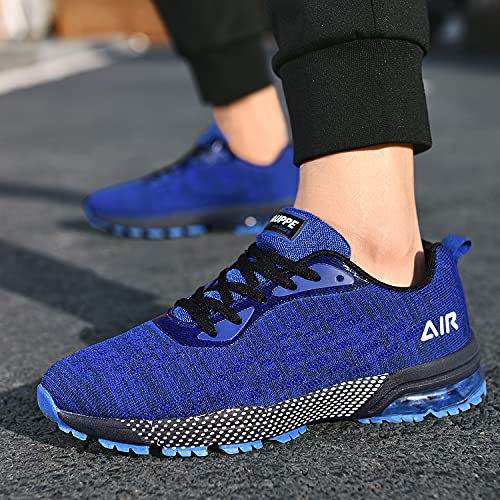 QAUPPE Mens Air Running Shoes Athletic Trail Tennis Sneaker (Blue US 7 D(M)…