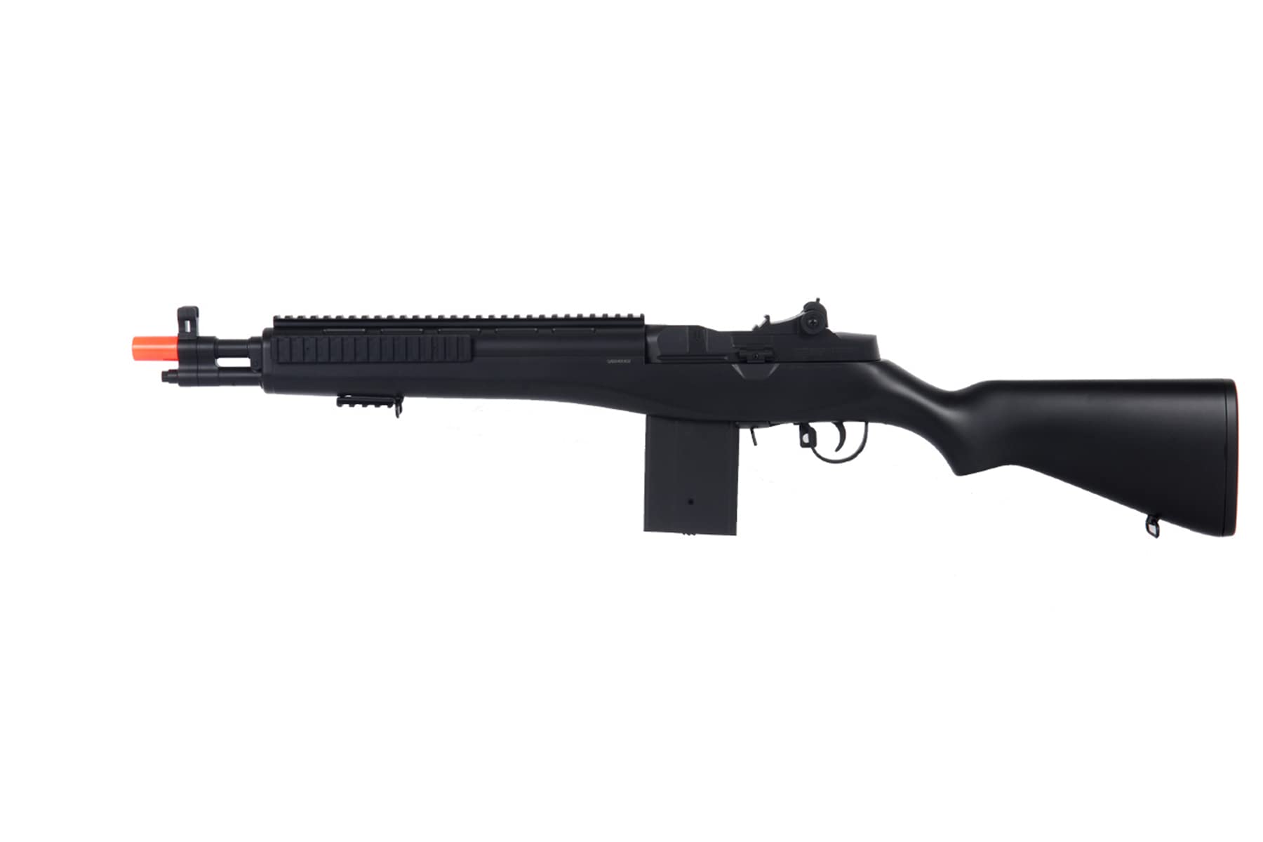 Golden Ball & DE Airsoft M14 Carbine RIS Fully Automatic Electric AEG Rifle w/Rail System (Battery & Charger Included)