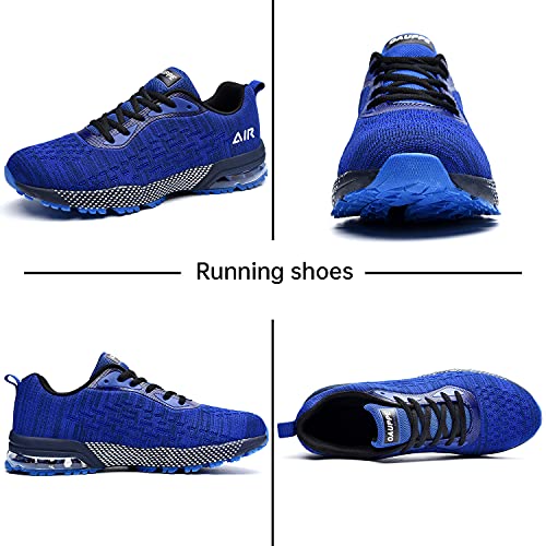 QAUPPE Mens Air Running Shoes Athletic Trail Tennis Sneaker (Blue US 7 D(M)…