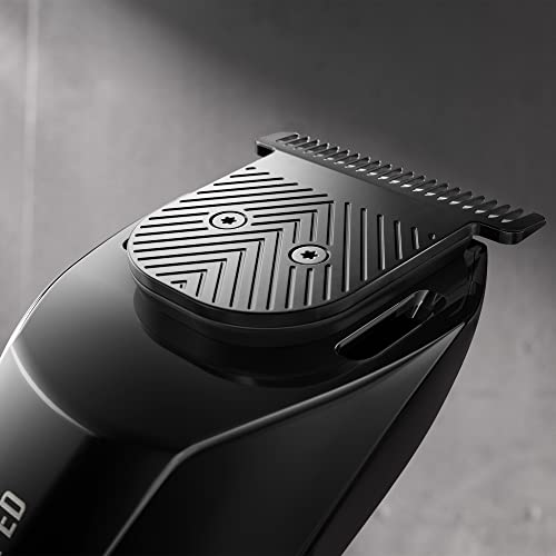 MANSCAPED® The Beard Hedger™ Premium Precision Men's Beard Trimmer, 20 Length Adjustable Blade Wheel, Stainless Steel T-Blade for Precision Facial Hair Trimming, Cordless Waterproof Wet/Dry Clipper