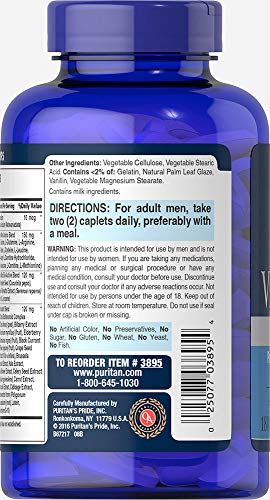 Puritans Pride Ultra Vita Man Time Release, 180 Count