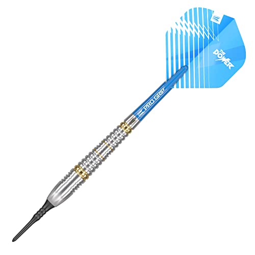 Target Darts Phil Taylor 18G Soft Tip Darts Set - Accessories Gift Pack, Black, White and Blue