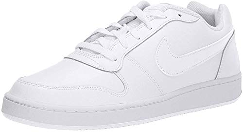 Nike Women's Ebernon Low Sneaker, White/White, 8 Regular US
