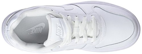 Nike Women's Ebernon Low Sneaker, White/White, 8 Regular US
